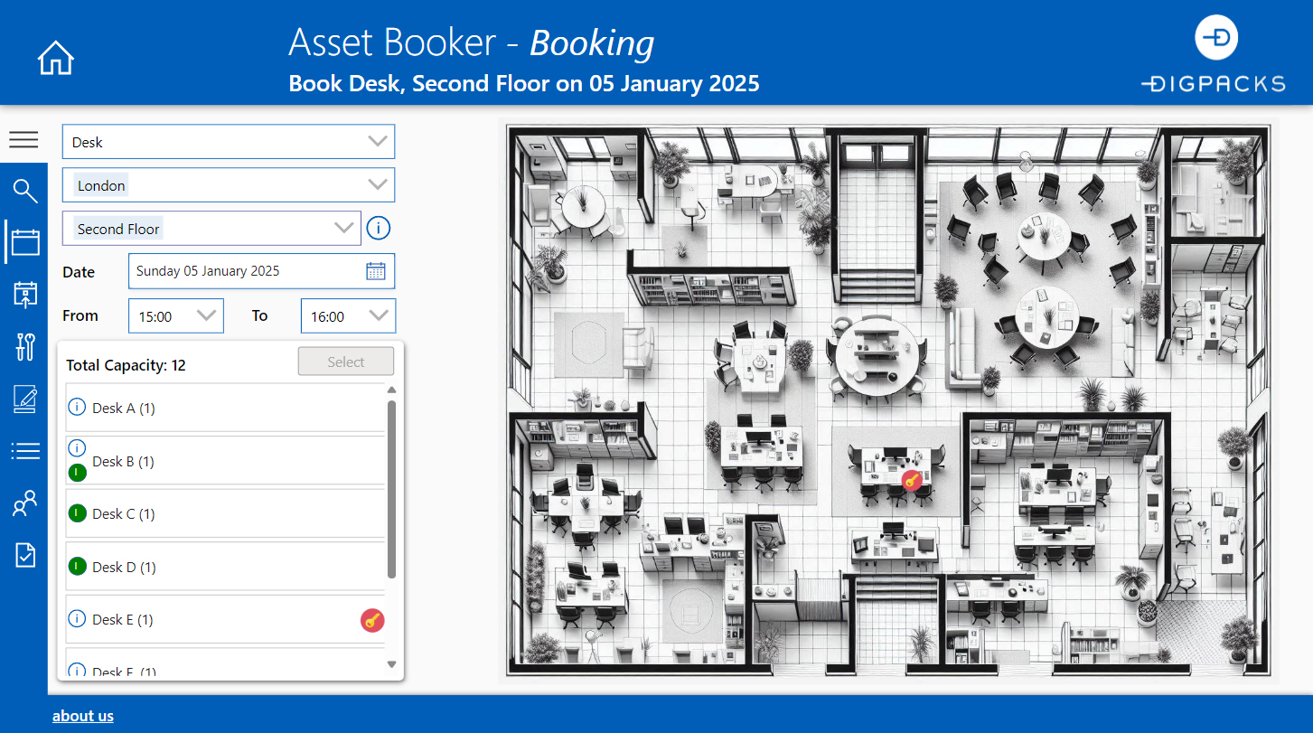 Asset Booker - DigPacks